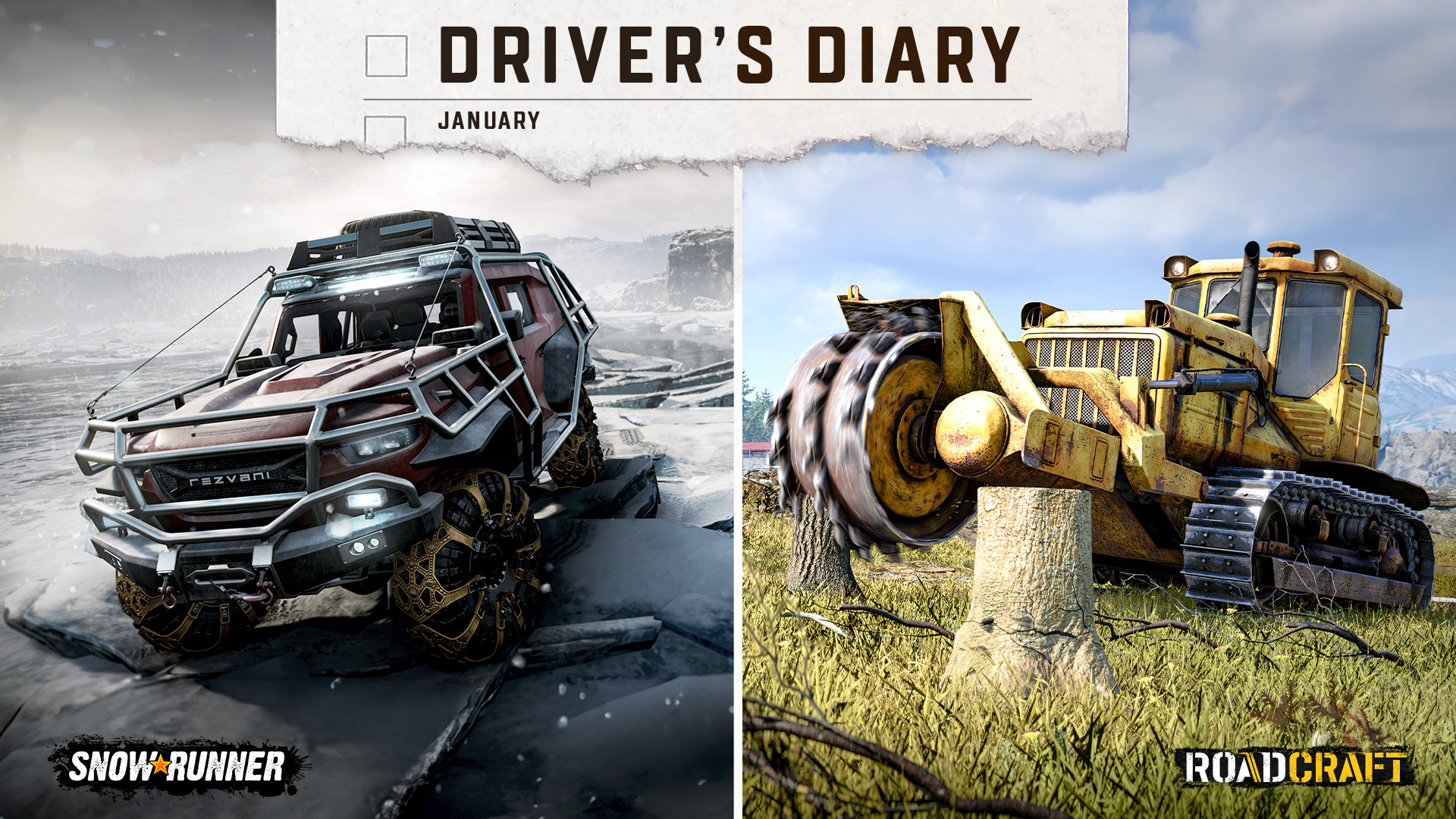 Driver's Diary of January - RoadCraft