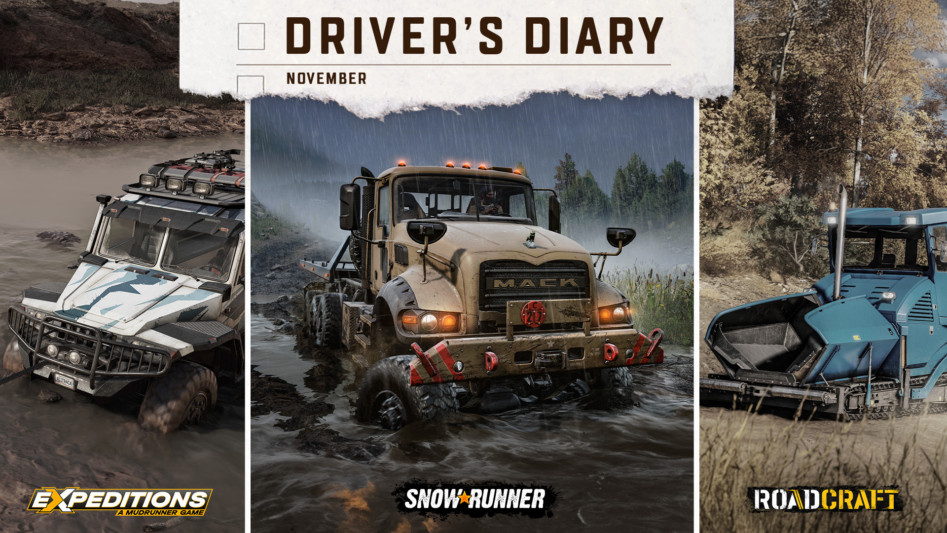 Driver's Diary of November - SnowRunner