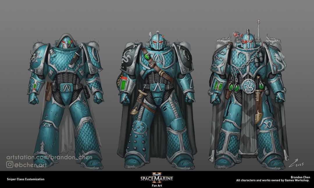 SKINS Space Marine Chaos - Space Marine 2
