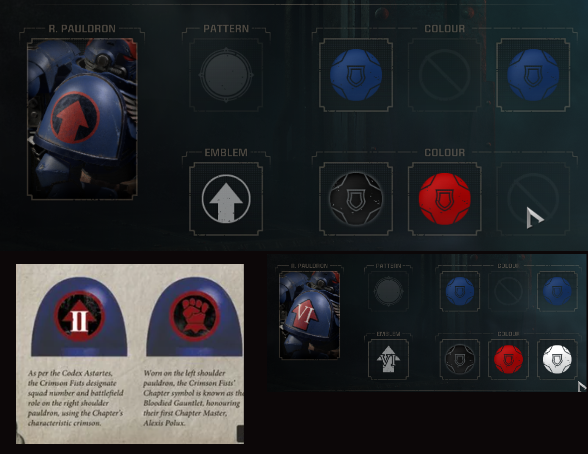 Customizable Squad Role Emblems - Space Marine 2