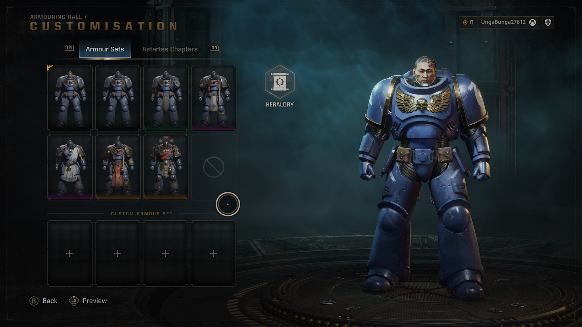 Armor presets, heraldry presets, and loadouts keep resetting - Space ...