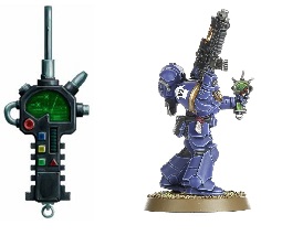 Visualize Auspex on Tactical Marine - Space Marine 2
