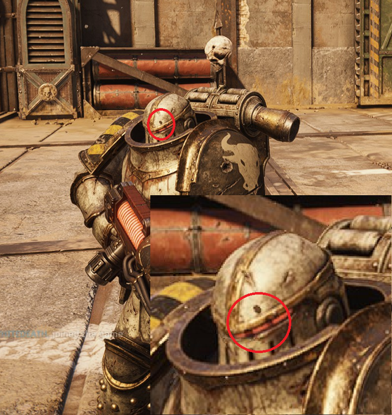 Graphical Bug w/ Heavy Class Helmet - Space Marine 2