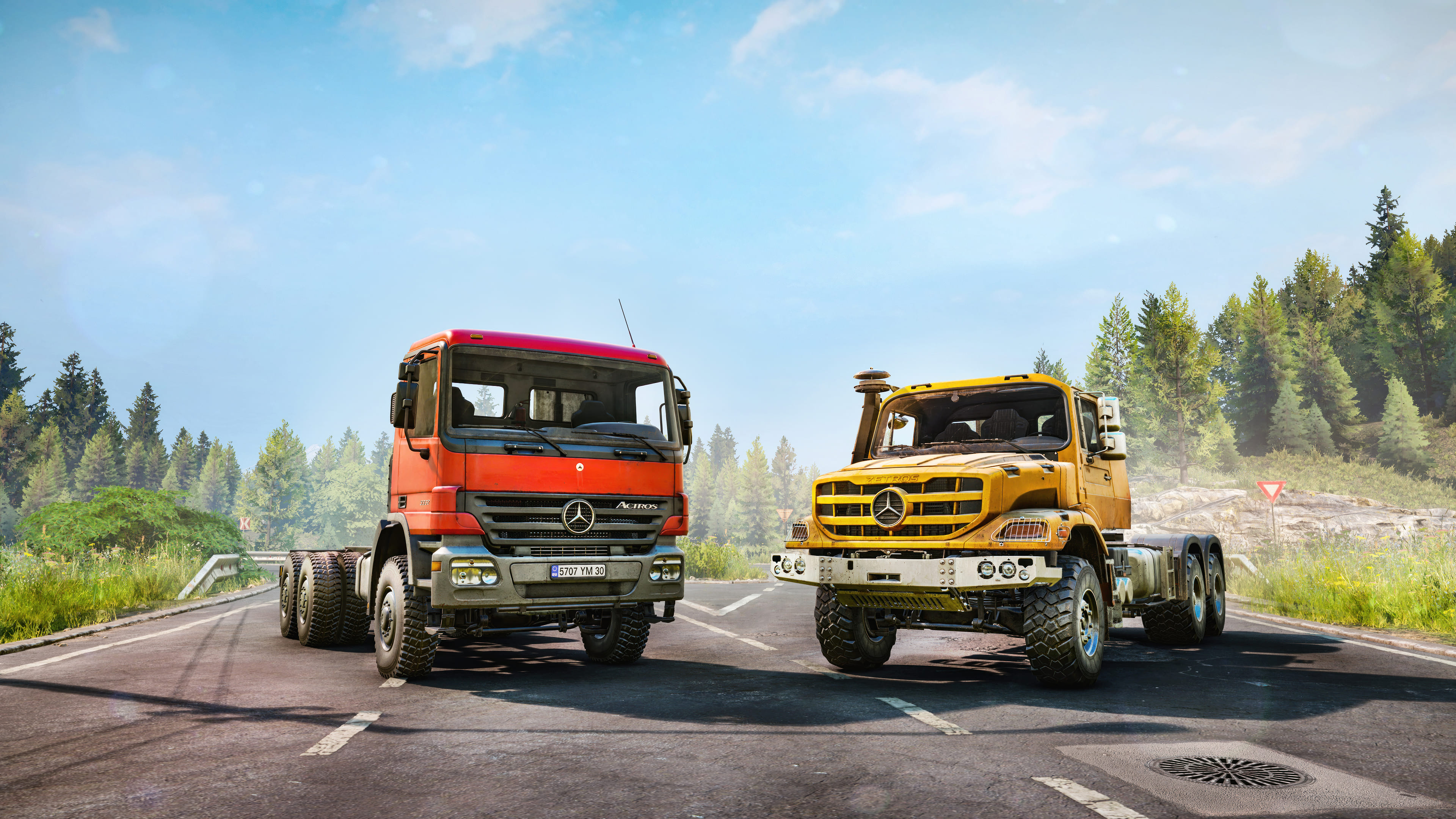 The SnowRunner Mercedes-Benz Trucks Dual Pack 1 is now available ...