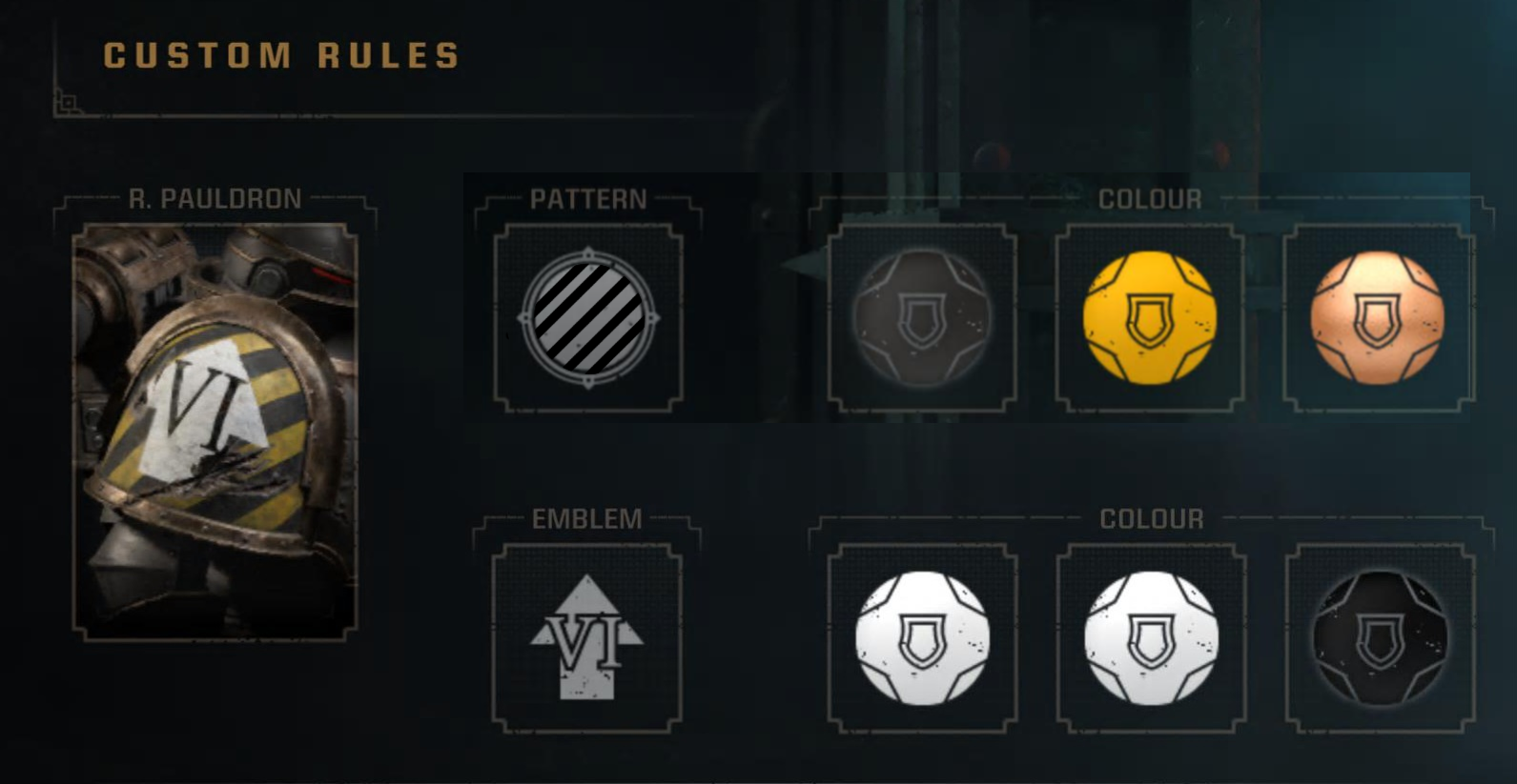 Pauldron Patterns - Space Marine 2