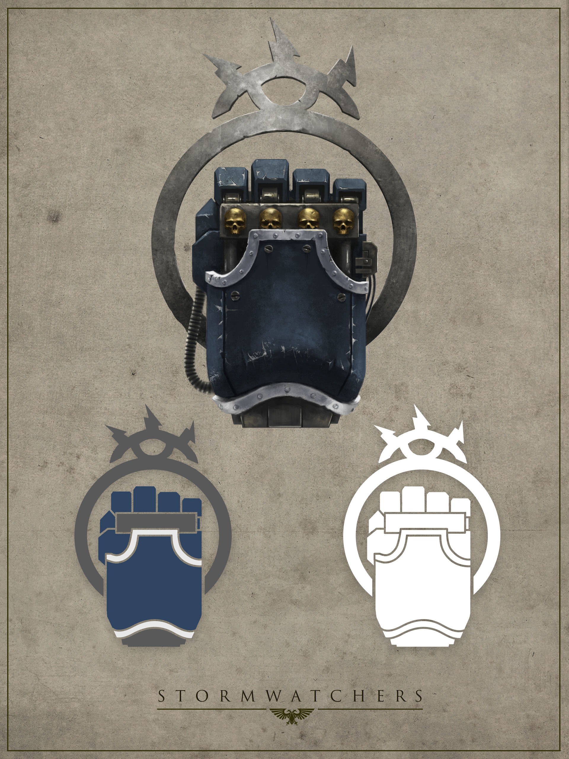 Stormwatchers Chapter Heraldry - Space Marine 2
