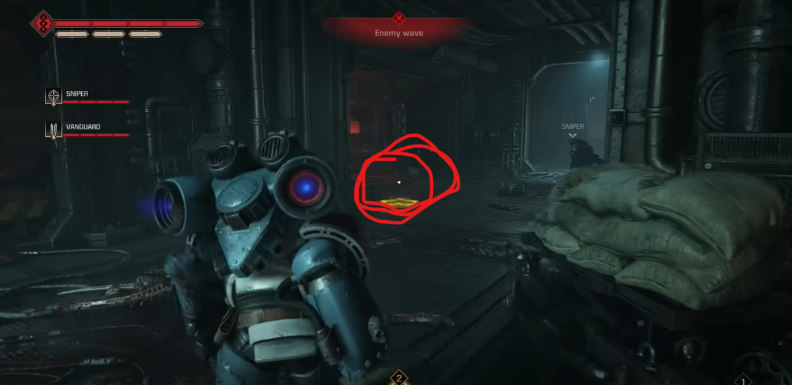 HUD Interface (sight) - Space Marine 2