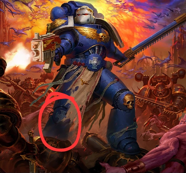 Crux Terminatus leg part. - Space Marine 2