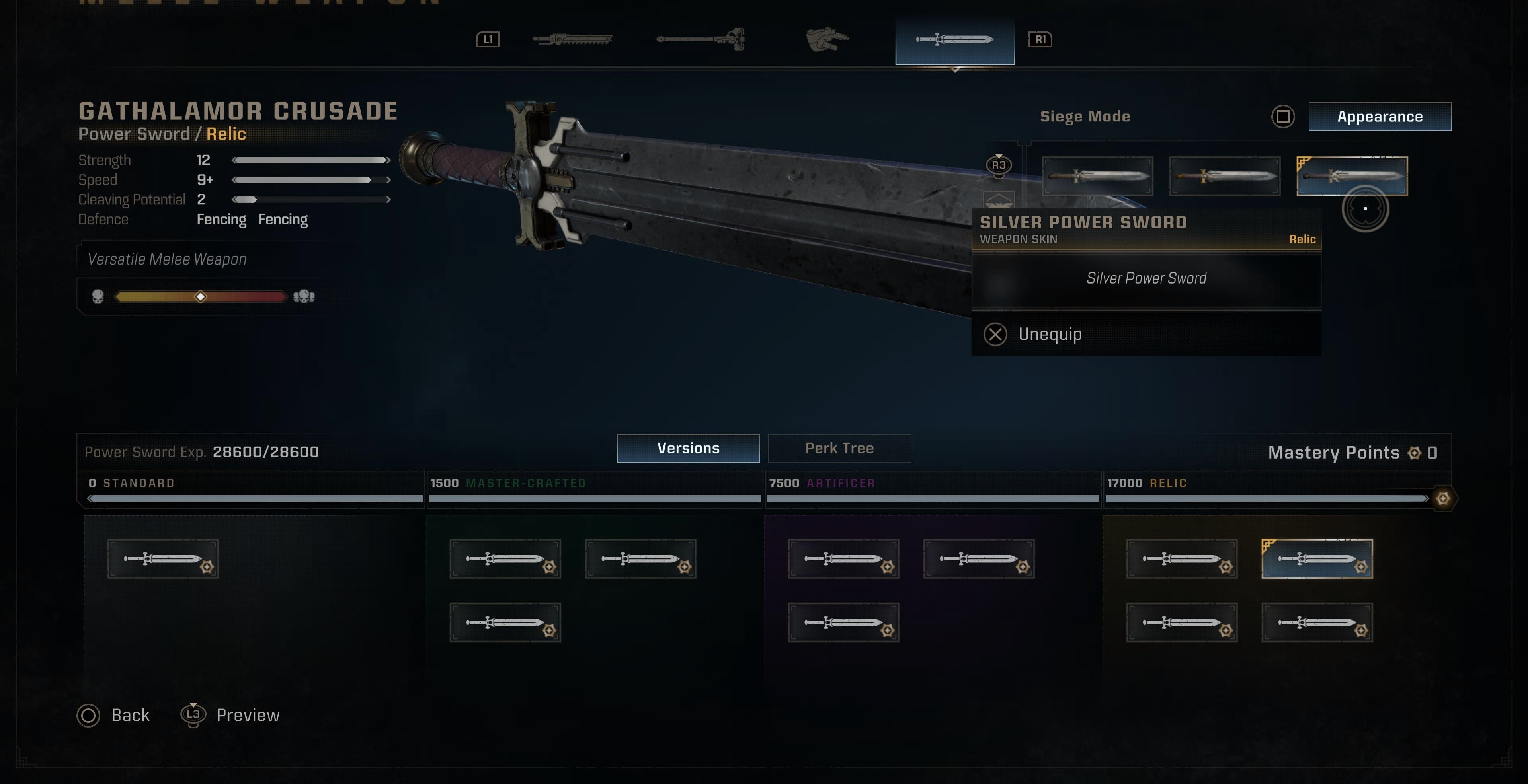 The hammer and power sword siege skins are showing up outside the ...