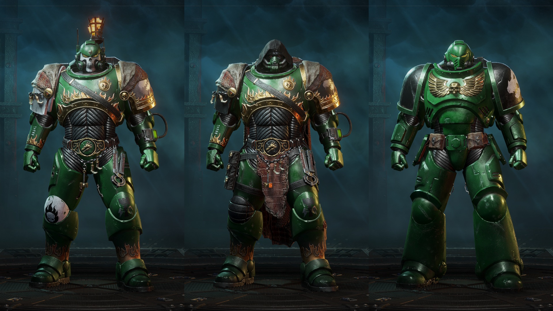 Salamander Sniper cloth piece - Space Marine 2
