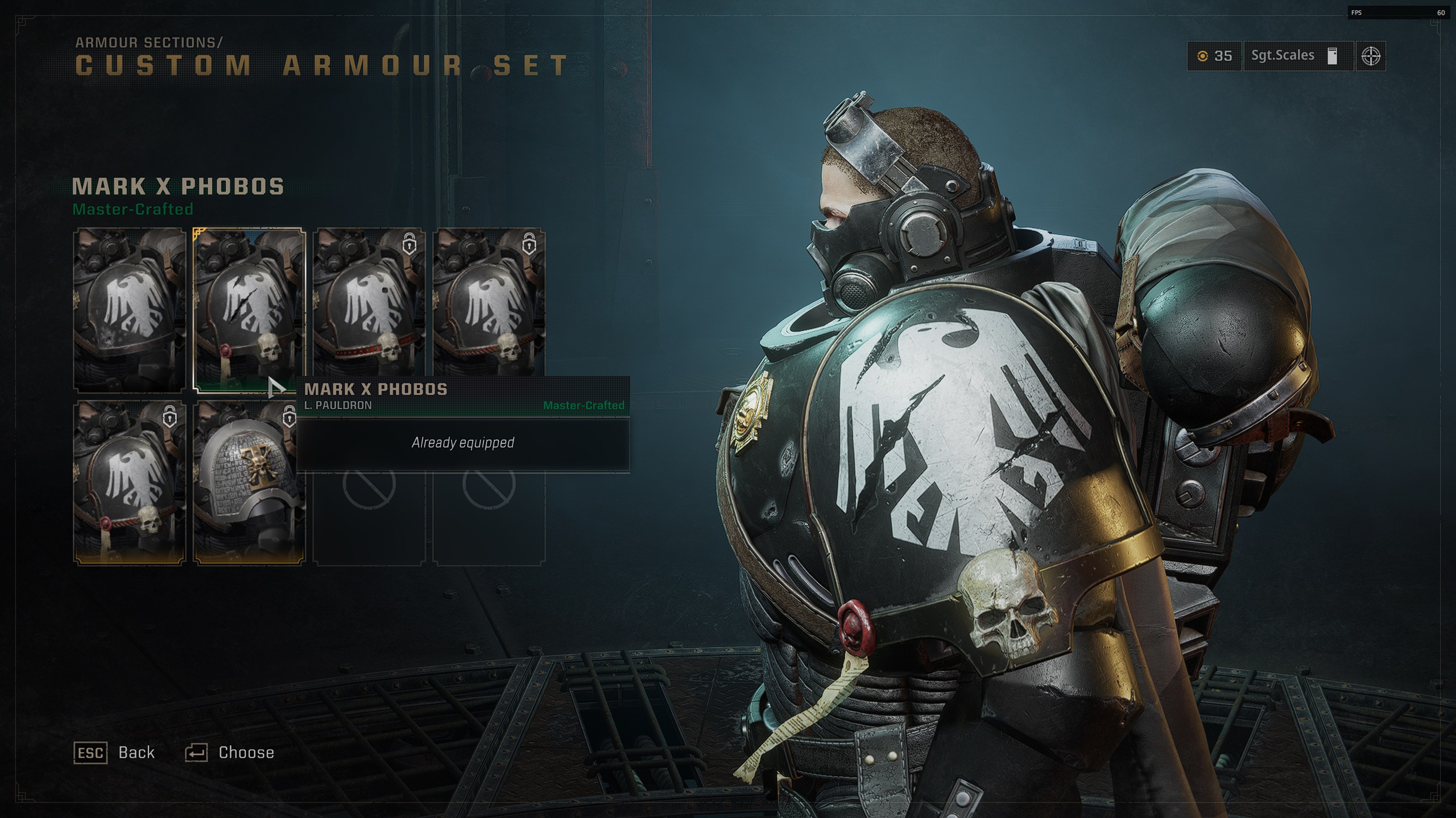 Master-crafted Left Pauldron Decal Flipped/Mirrored - Sniper Class ...