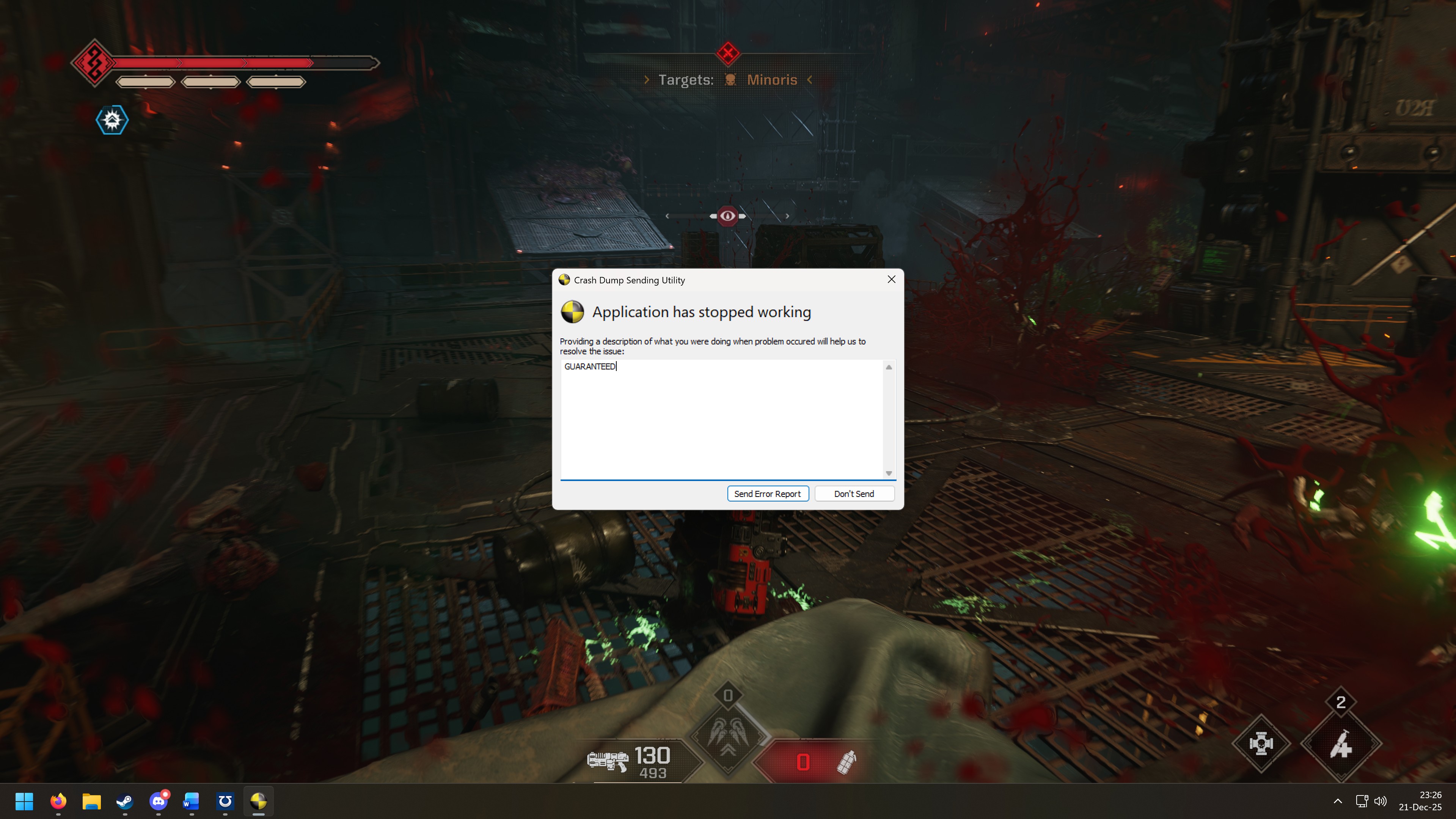 Game crashes on Reclamation Map. - Space Marine 2