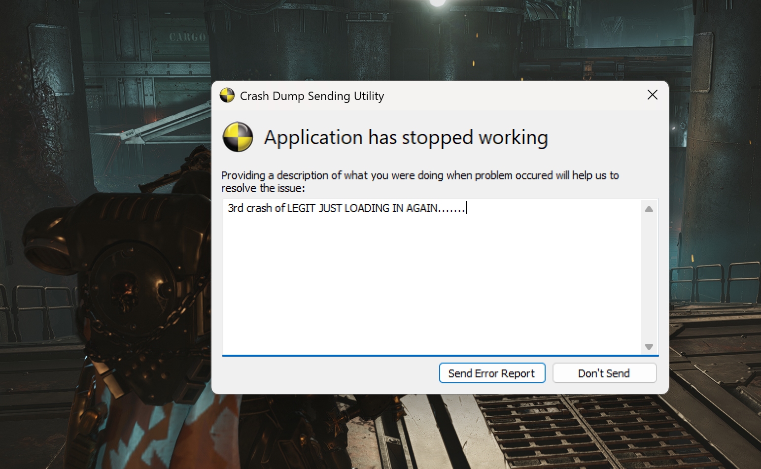 Game crashes on Reclamation Map. - Space Marine 2