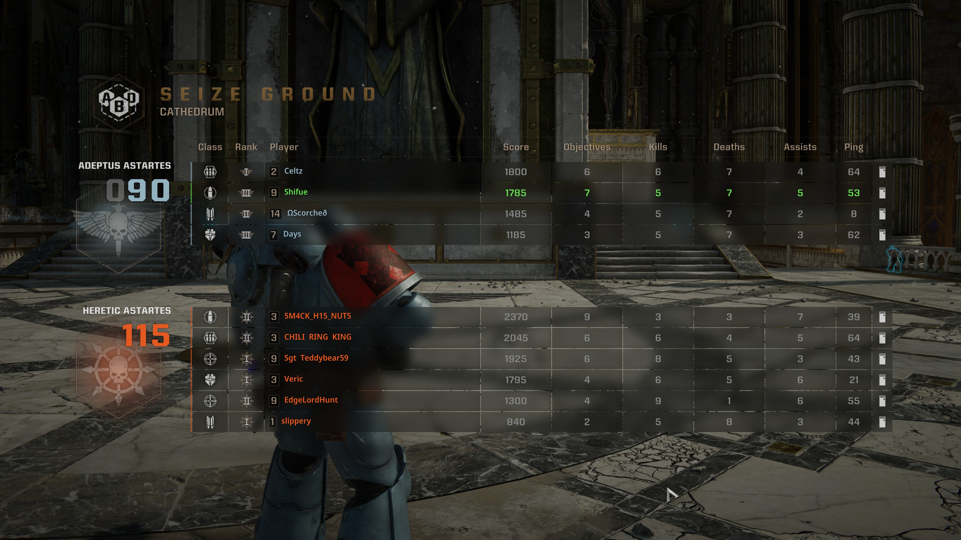 team balance mechanic - Space Marine 2