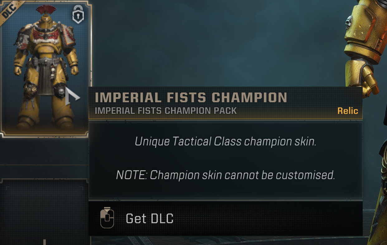 not receiving imperial fists armor - Space Marine 2