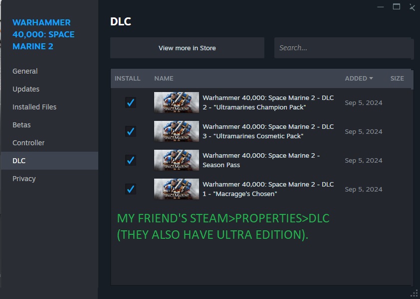 I have the Ultra Edition of the game and I am missing some of the DLC's ...