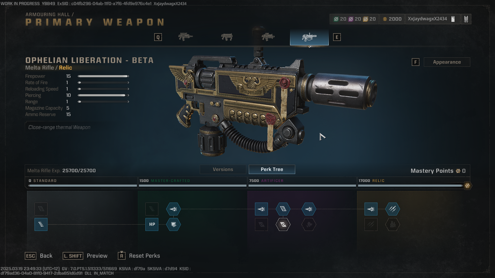 Inferno Pistol Overrides Melta Rifles Ammo Reserve - Space Marine 2