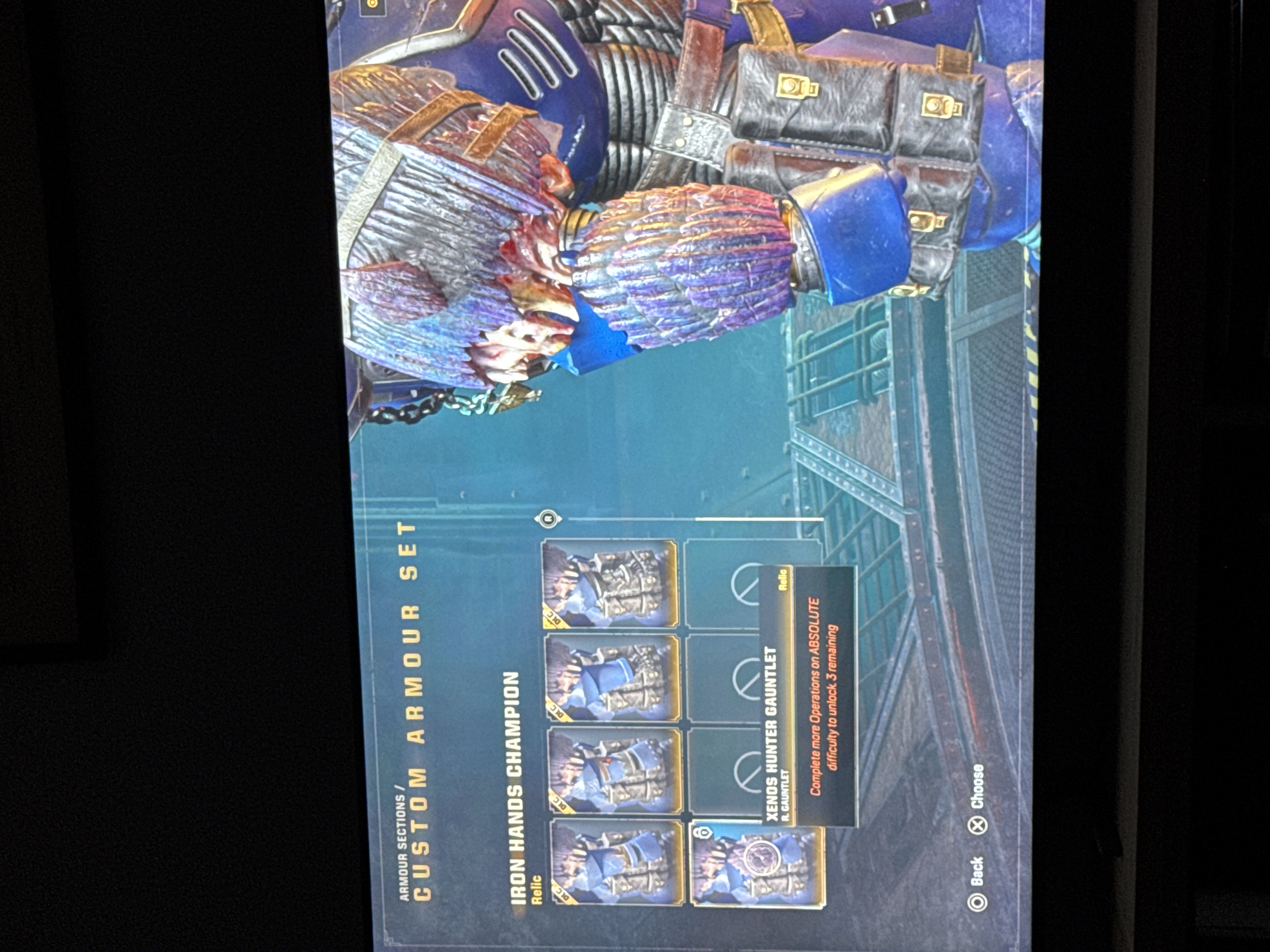 Unable to unlock xenos hunter gauntlet - Space Marine 2